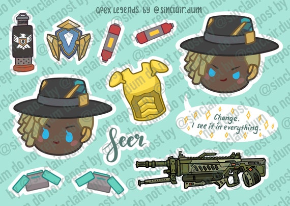 Apex Legends Seer Sticker Sheet | Etsy