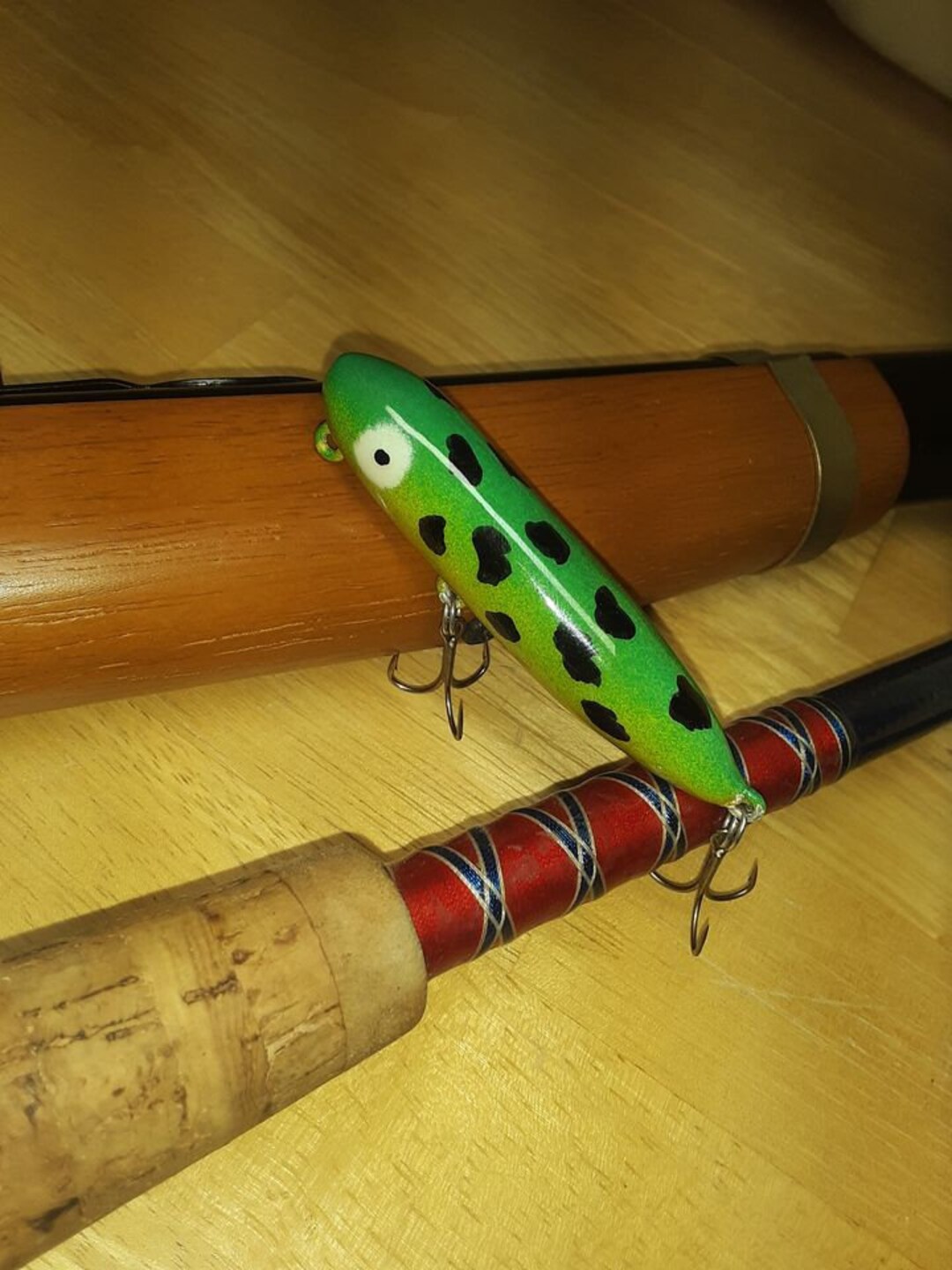 Fishing Lure Handmade Stickbait Wood Topwater - Etsy