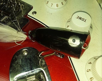 Mini Popper Light Fishing Lure Brown Gold - Etsy