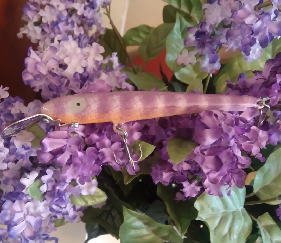 Handmade Fishing Lure Floating/diving Wood Minnow Plug With Stainless ...