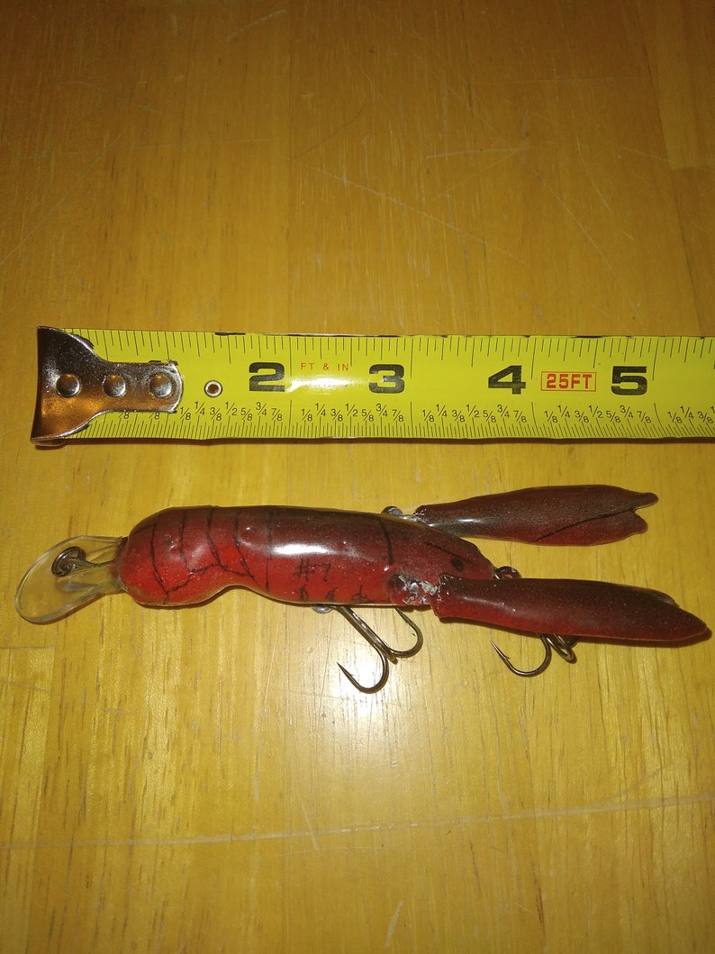 Handmade Fishing Lure Floating/diving Crayfish Crankbait - Etsy