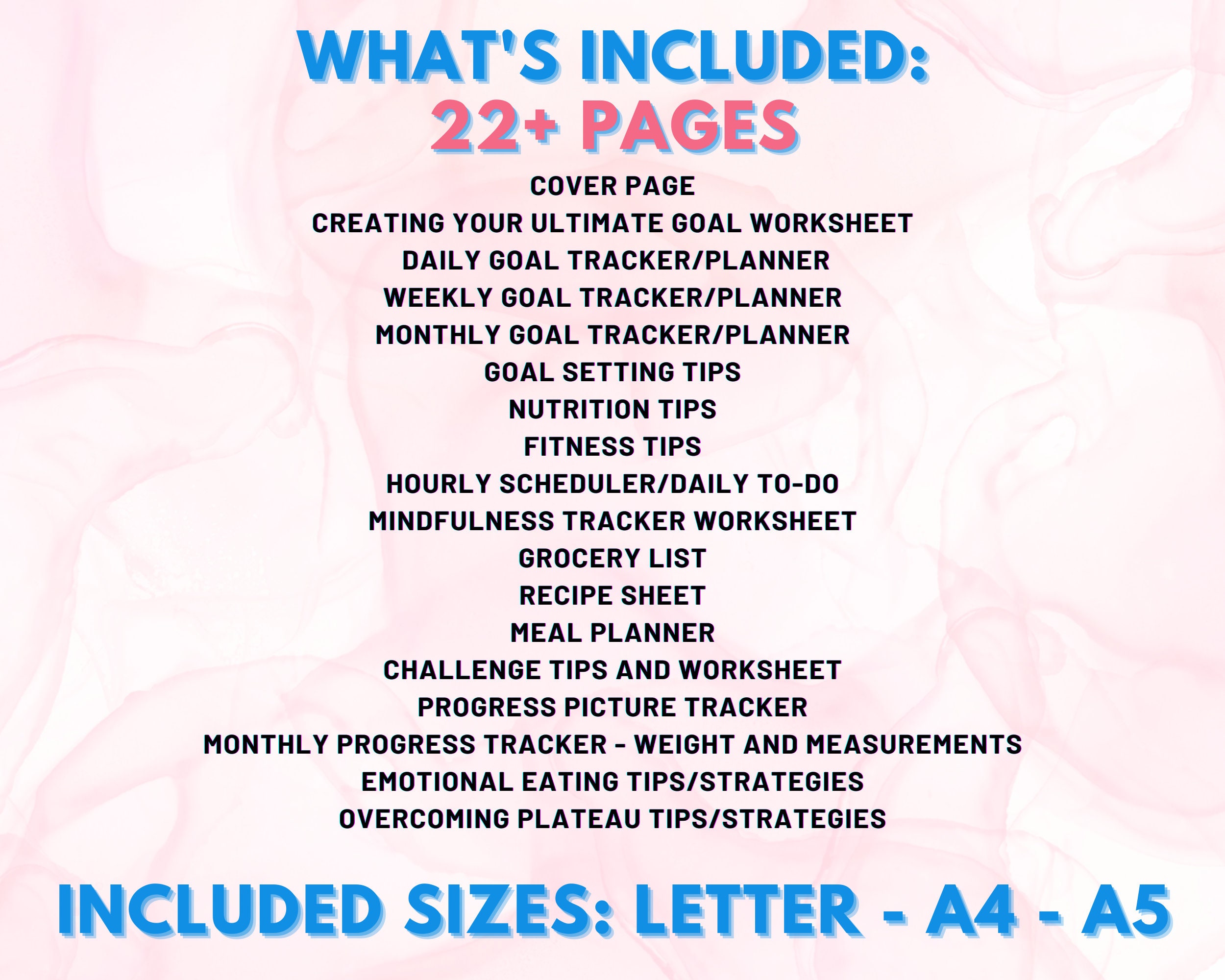 Digital Weightloss Journal, Printable Weightloss Tracker, Digital ...