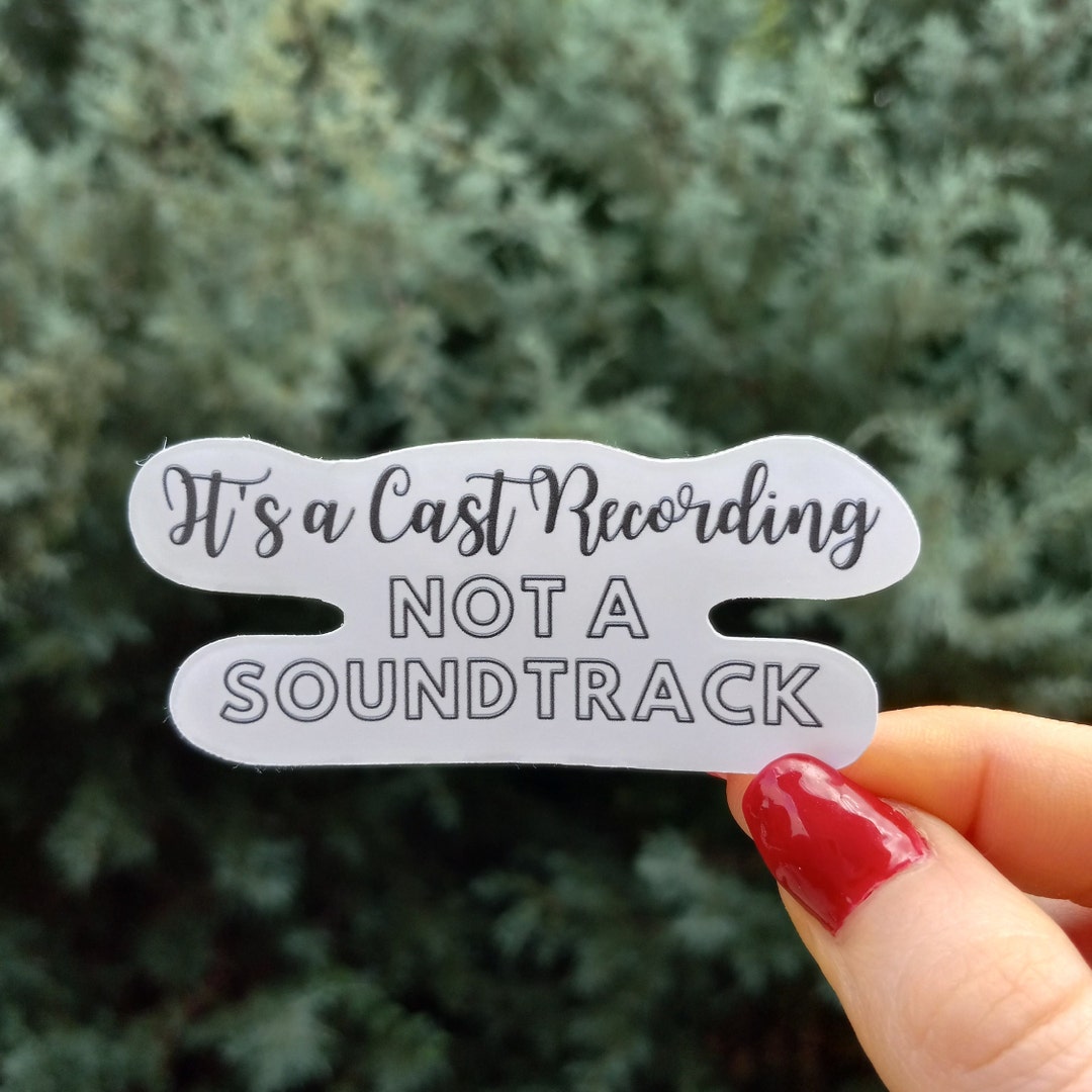 Broadway Musicals Sticker, Cast Recording Sticker, Into the Woods the ...
