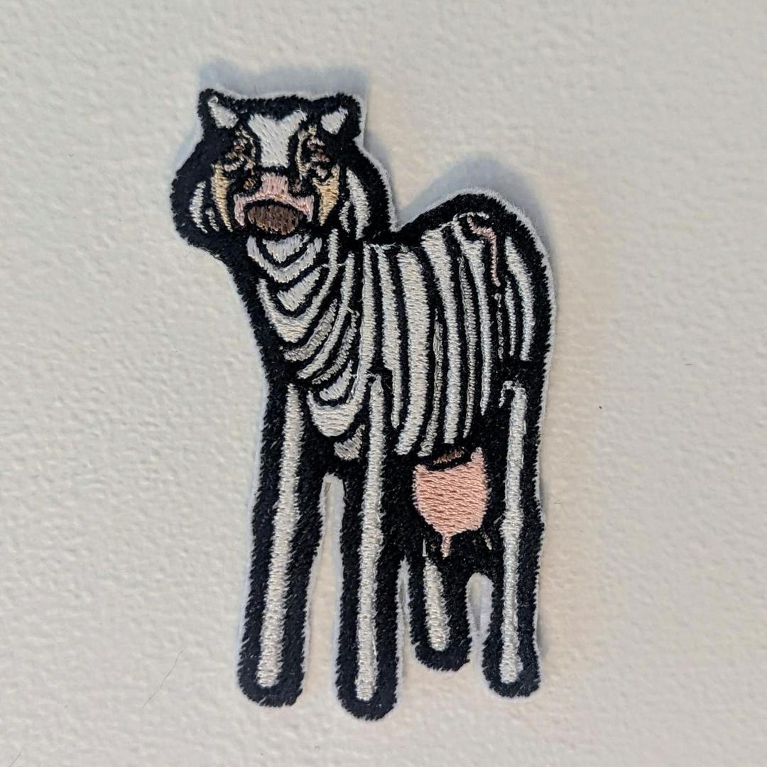 Into the Woods Broadway Musical Iron on Patches, Milky White Embroidery ...