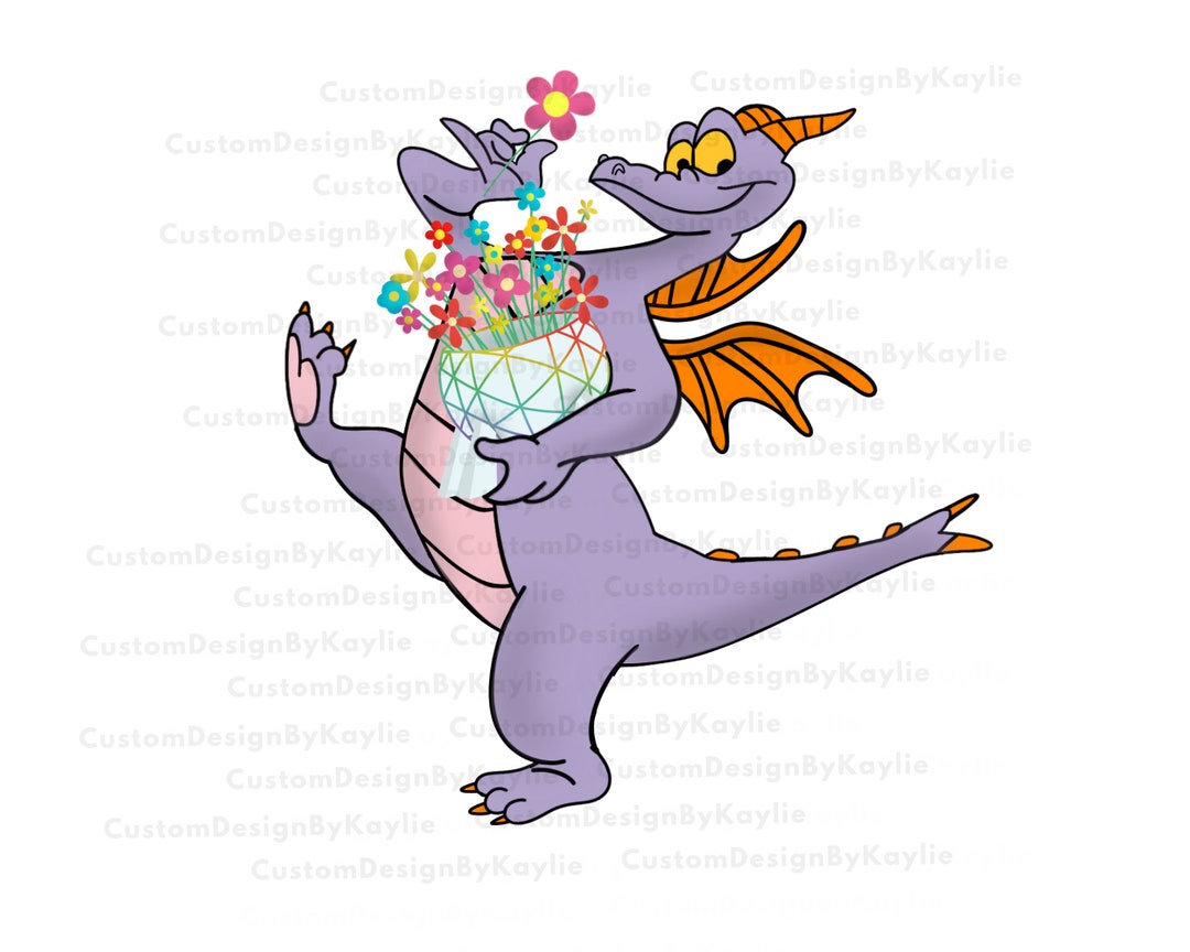 Figment Sticker, Epcot Flower and Garden Figment Sticker, Disney ...