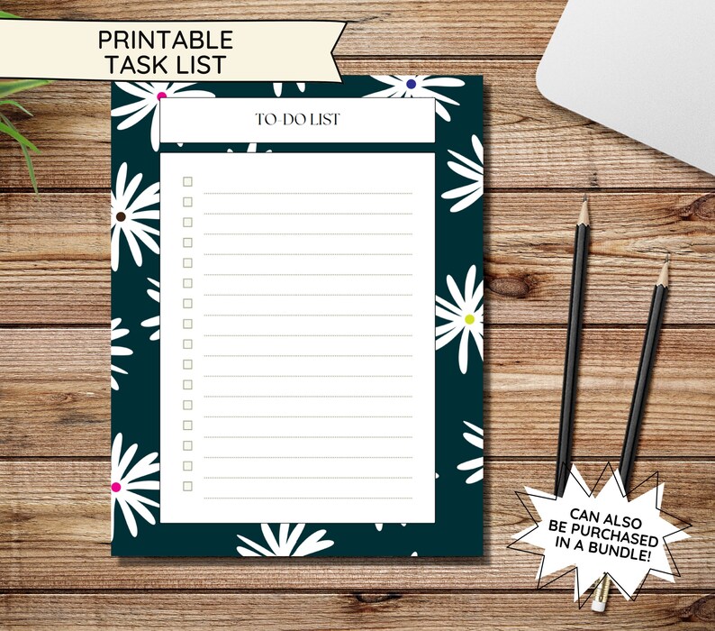 Printable to Do List | Task List | Productivity Planner | Daily to Do ...