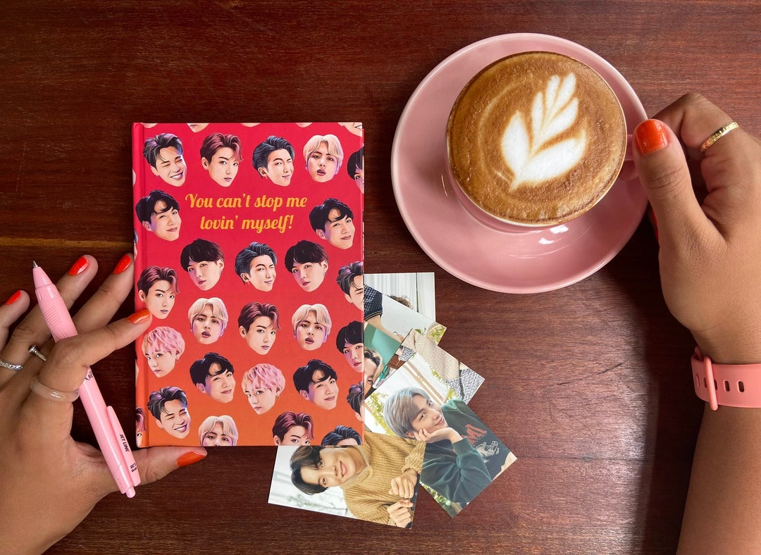 BTS Idol Hardcover Notebook | BTS Notebook | K-pop Notebook | BTS ...