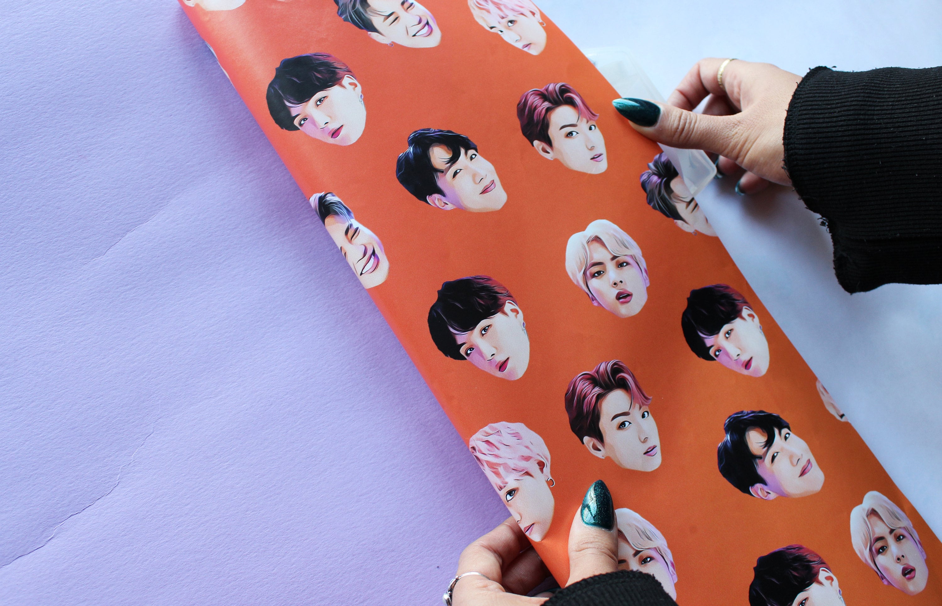BTS Idol Wrapping Paper BTS Idol Gift Wrap BTS Birthday - Etsy