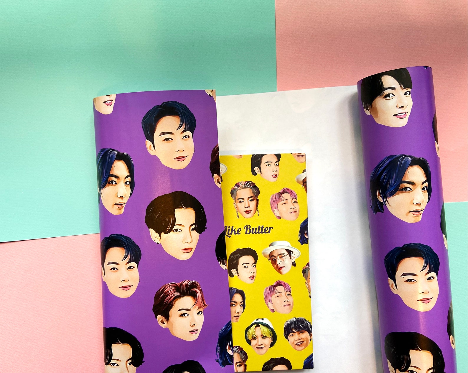 BTS Jungkook Wrapping Paper BTS Jungkook Gift Wrap BTS - Etsy
