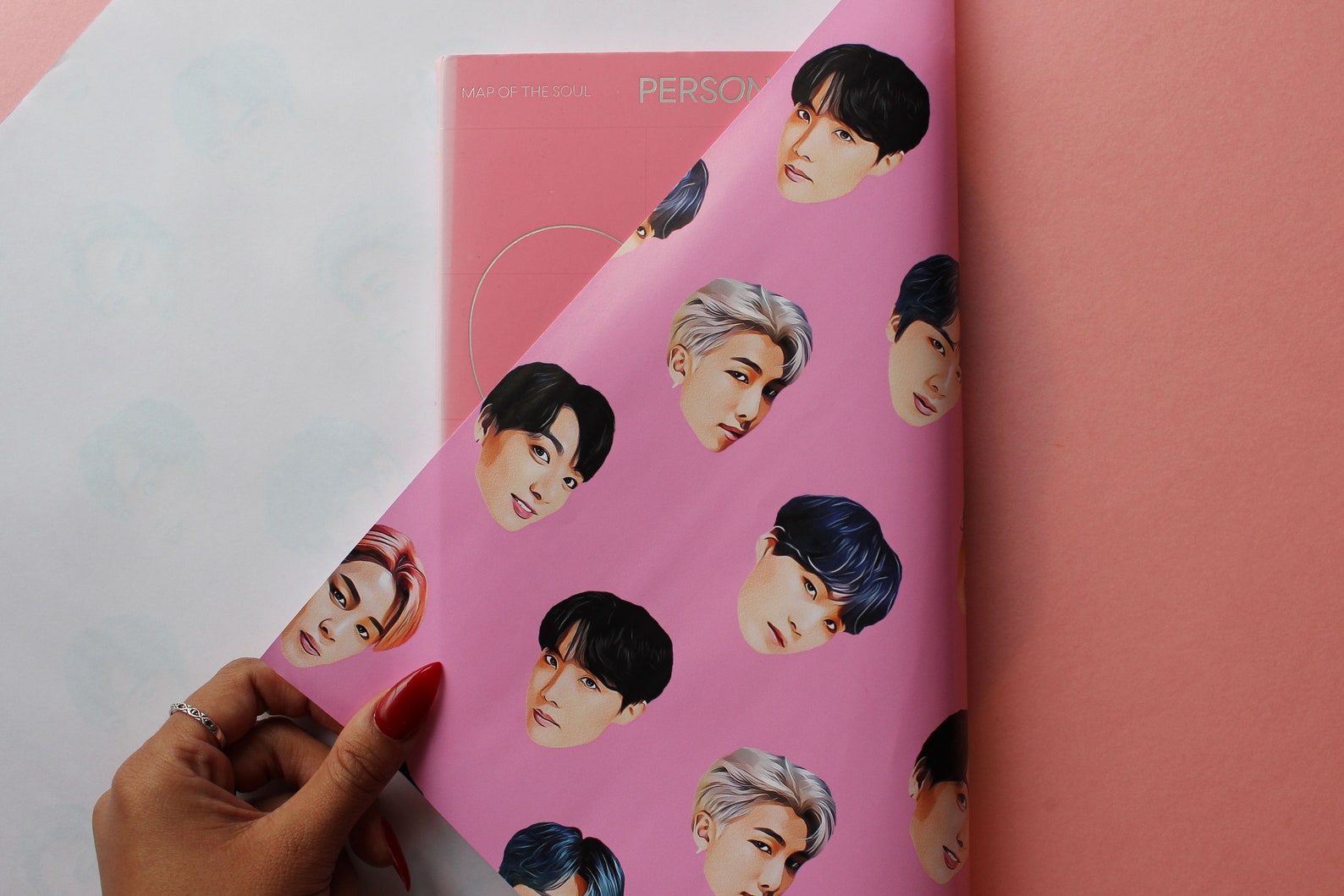 BTS Boy With Luv Wrapping Paper | BTS Boy With Luv Gift Wrap | BTS ...