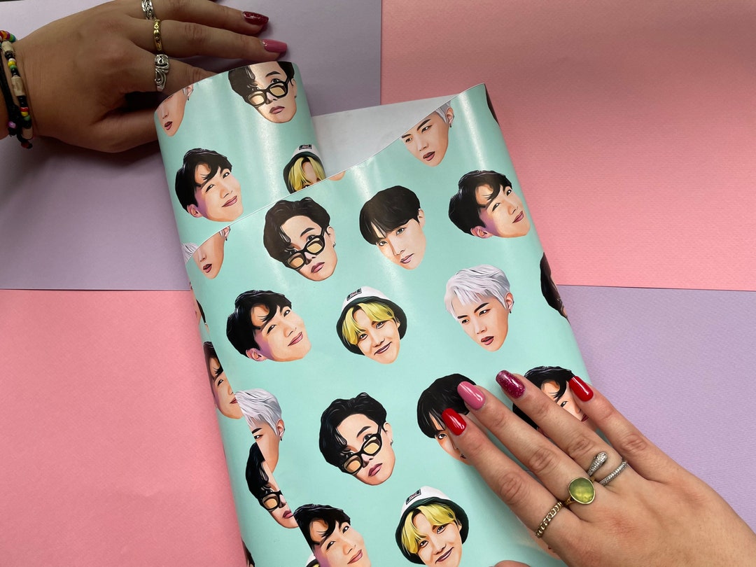 BTS J Hope Wrapping Paper | BTS J Hope Gift Wrap | BTS Birthday Gift ...