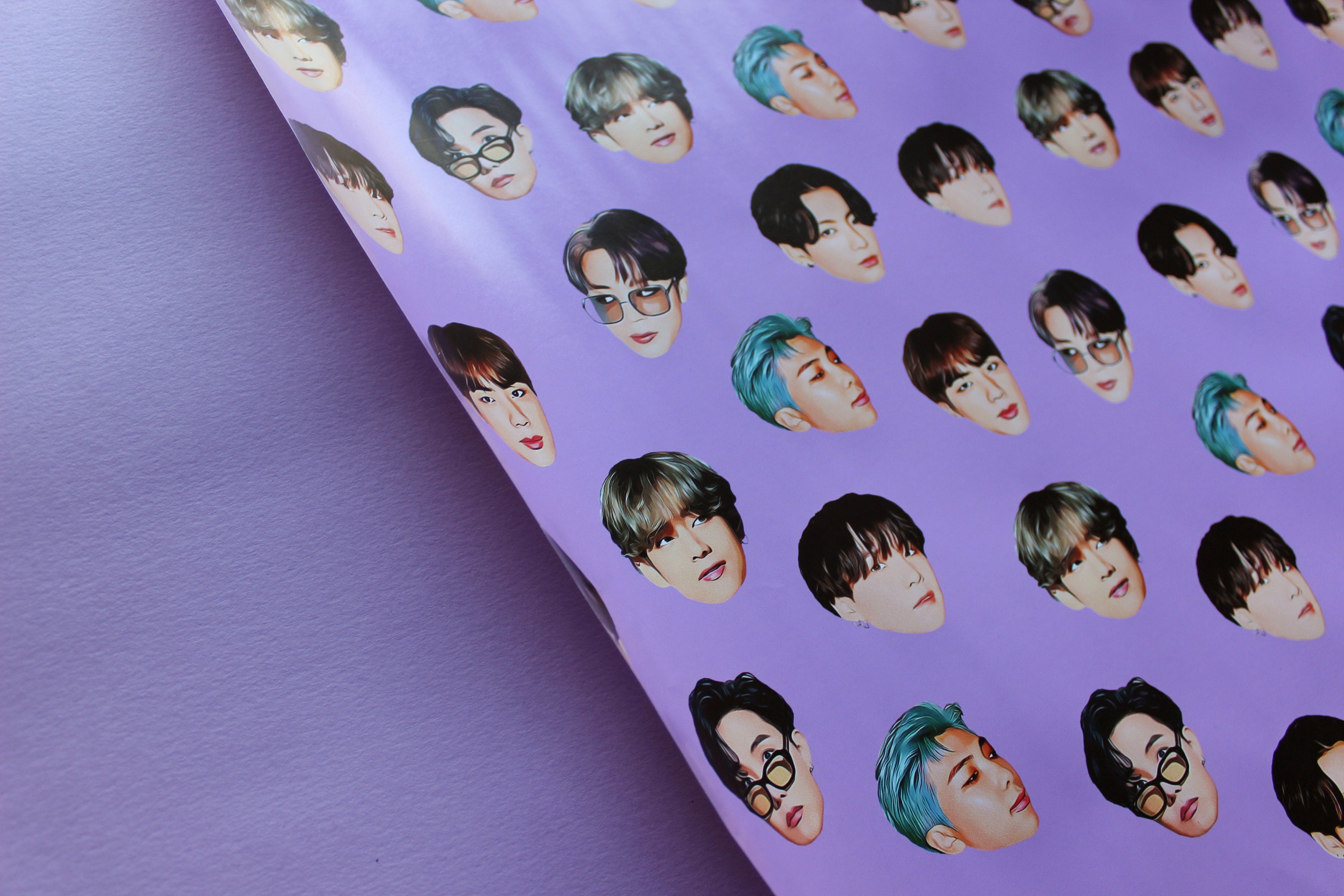 BTS Dynamite Wrapping Paper | BTS Dynamite Gift Wrap | BTS Birthday ...