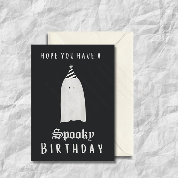 Spooky Birthday - Etsy