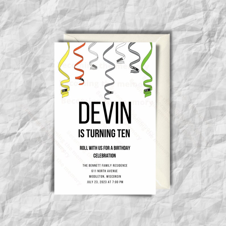 Jiu Jitsu Birthday Invitation Jiujitsu Party - Etsy