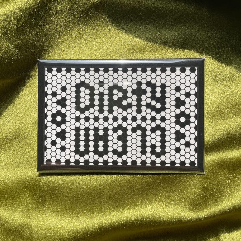 Clean Dirty Tile Magnet - Etsy