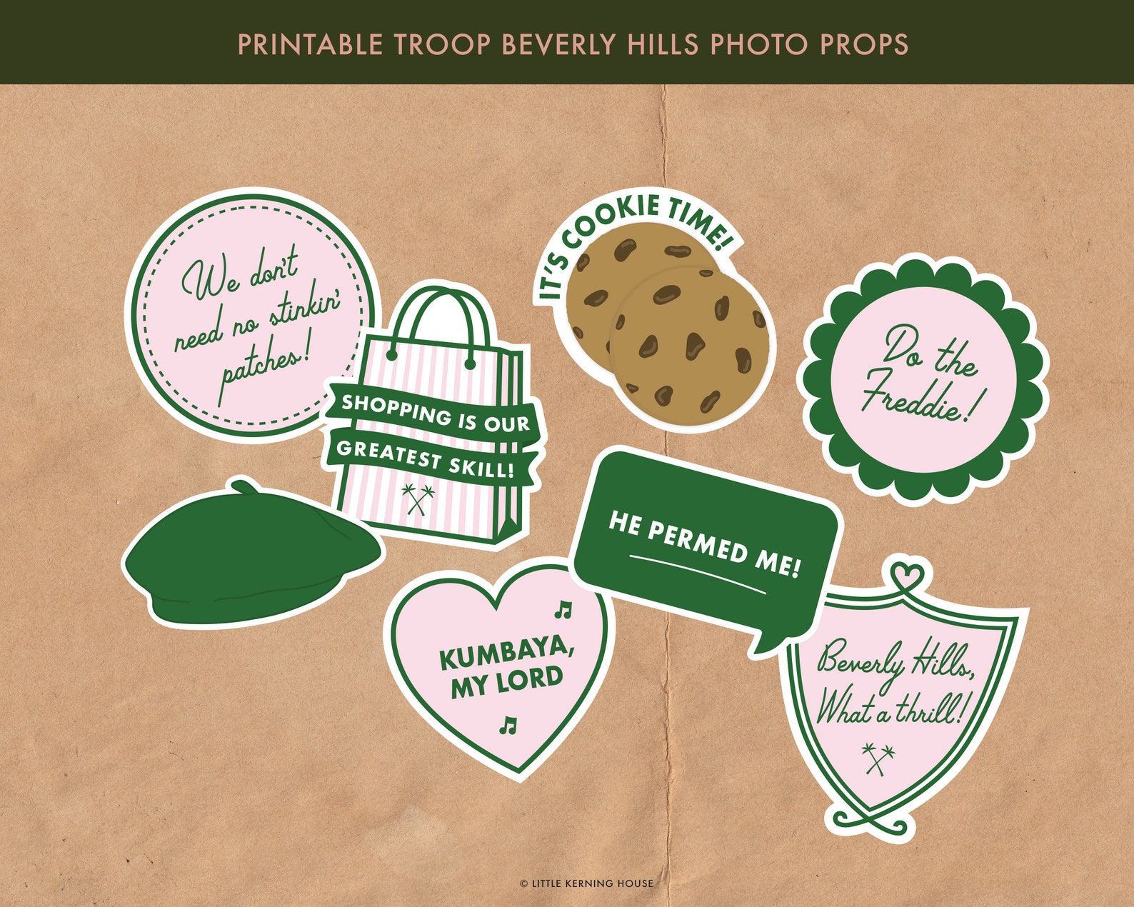 Troop Beverly Hills Photo Booth Props - Etsy