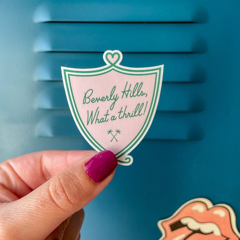 Beverly Hills Sticker - Etsy