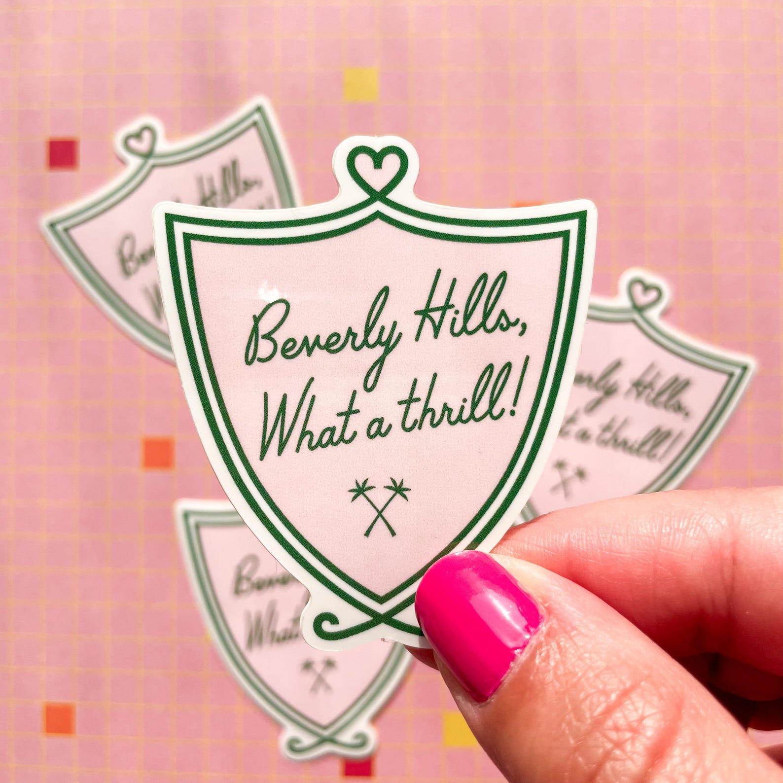 Beverly Hills Sticker - Etsy
