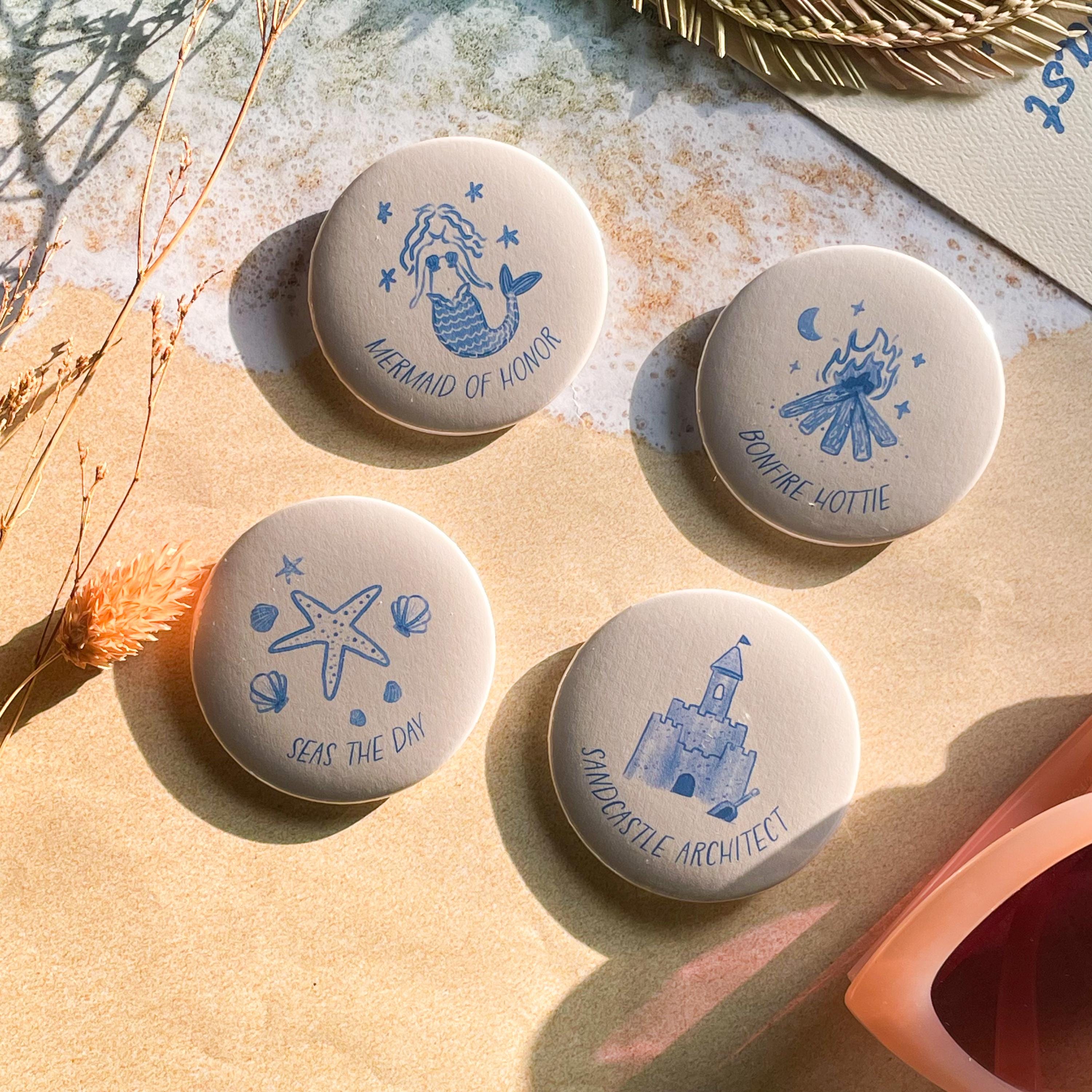 Coastal Bachelorette Merit Badges - Etsy