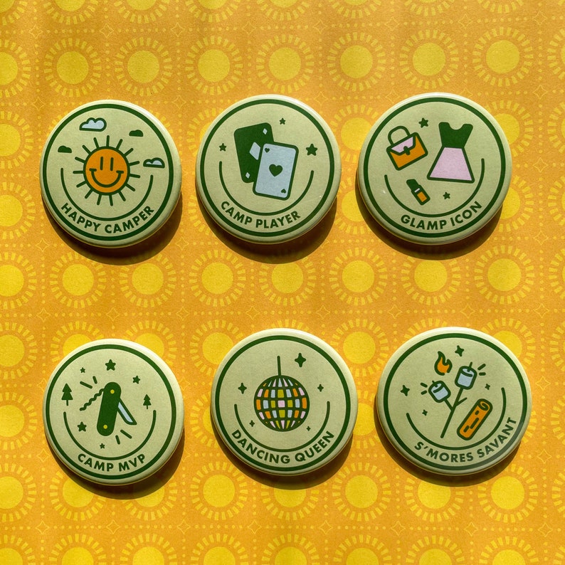 Camping Bachelorette Merit Badges - Etsy Australia