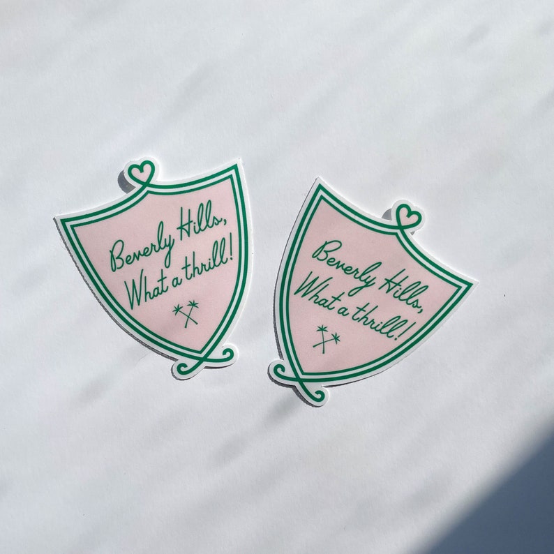 Beverly Hills Sticker - Etsy