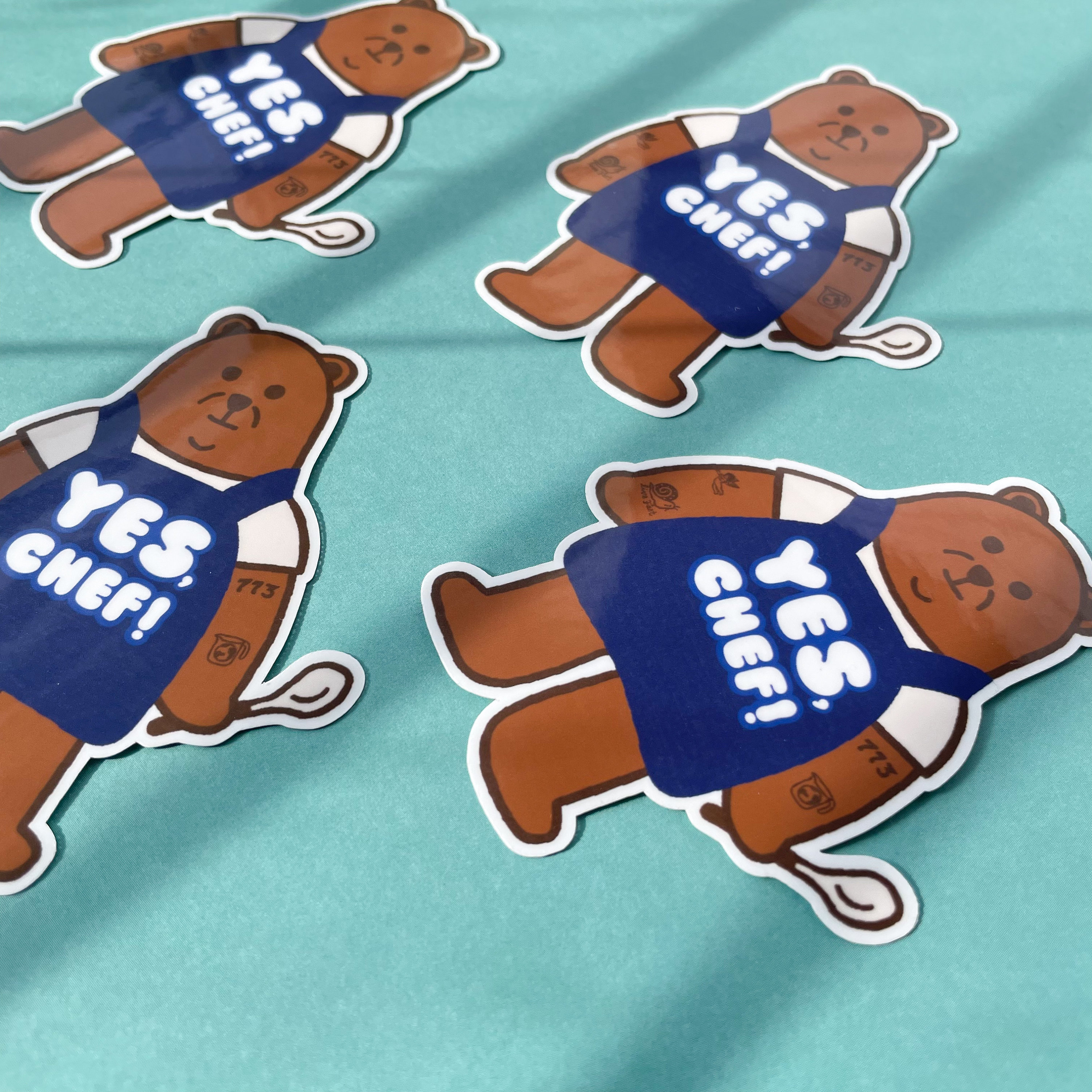 Bear Chef Sticker - Etsy