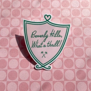 Beverly Hills Sticker - Etsy