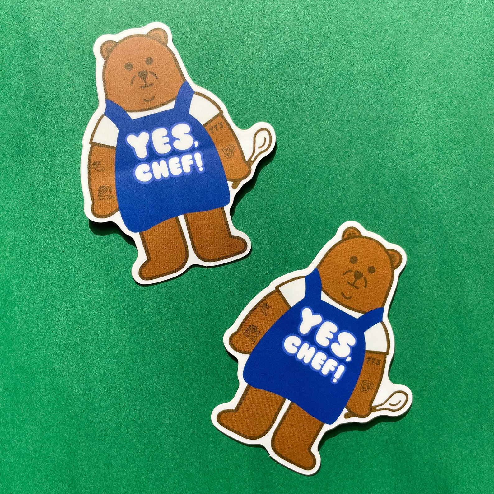 Bear Chef Sticker - Etsy