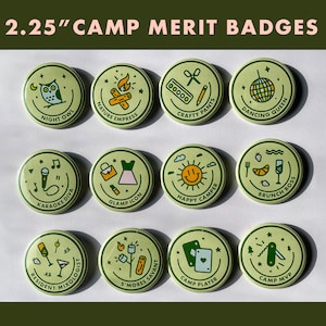 Camping Bachelorette Merit Badges - Etsy