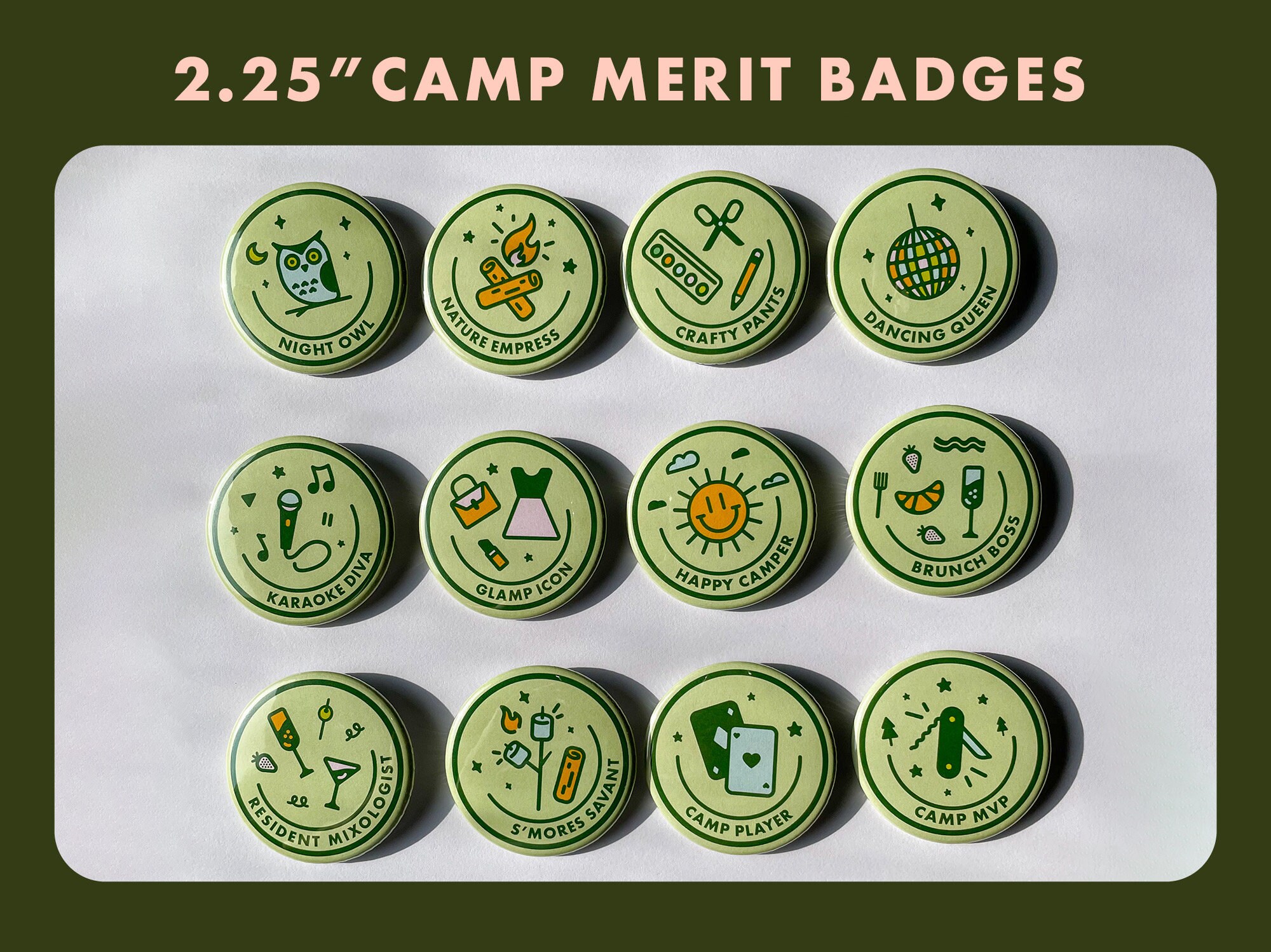Camping Bachelorette Merit Badges - Etsy Australia
