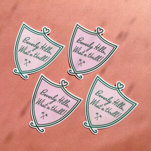 Beverly Hills Sticker - Etsy