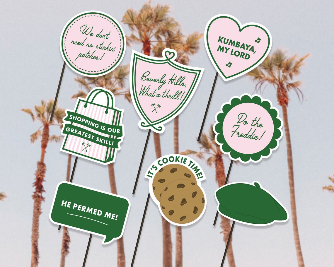 Troop Beverly Hills Photo Booth Props - Etsy