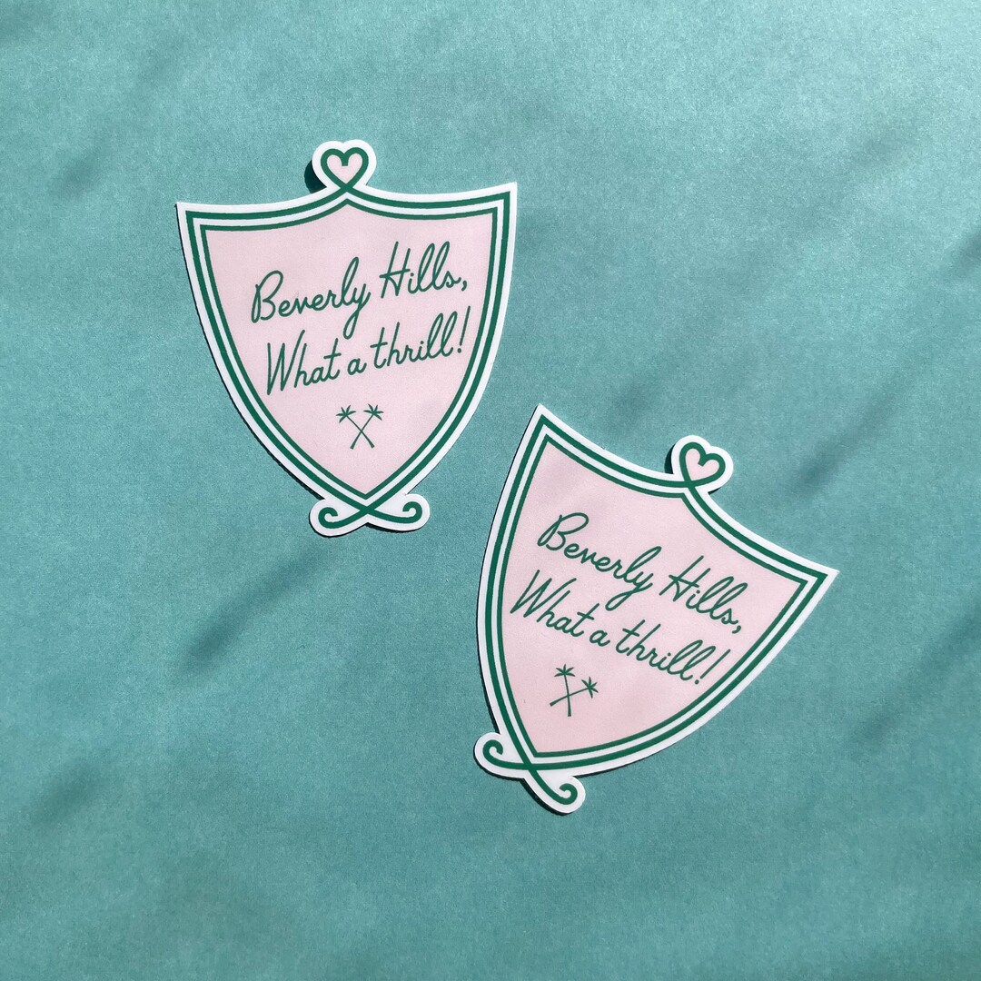 Beverly Hills Sticker - Etsy