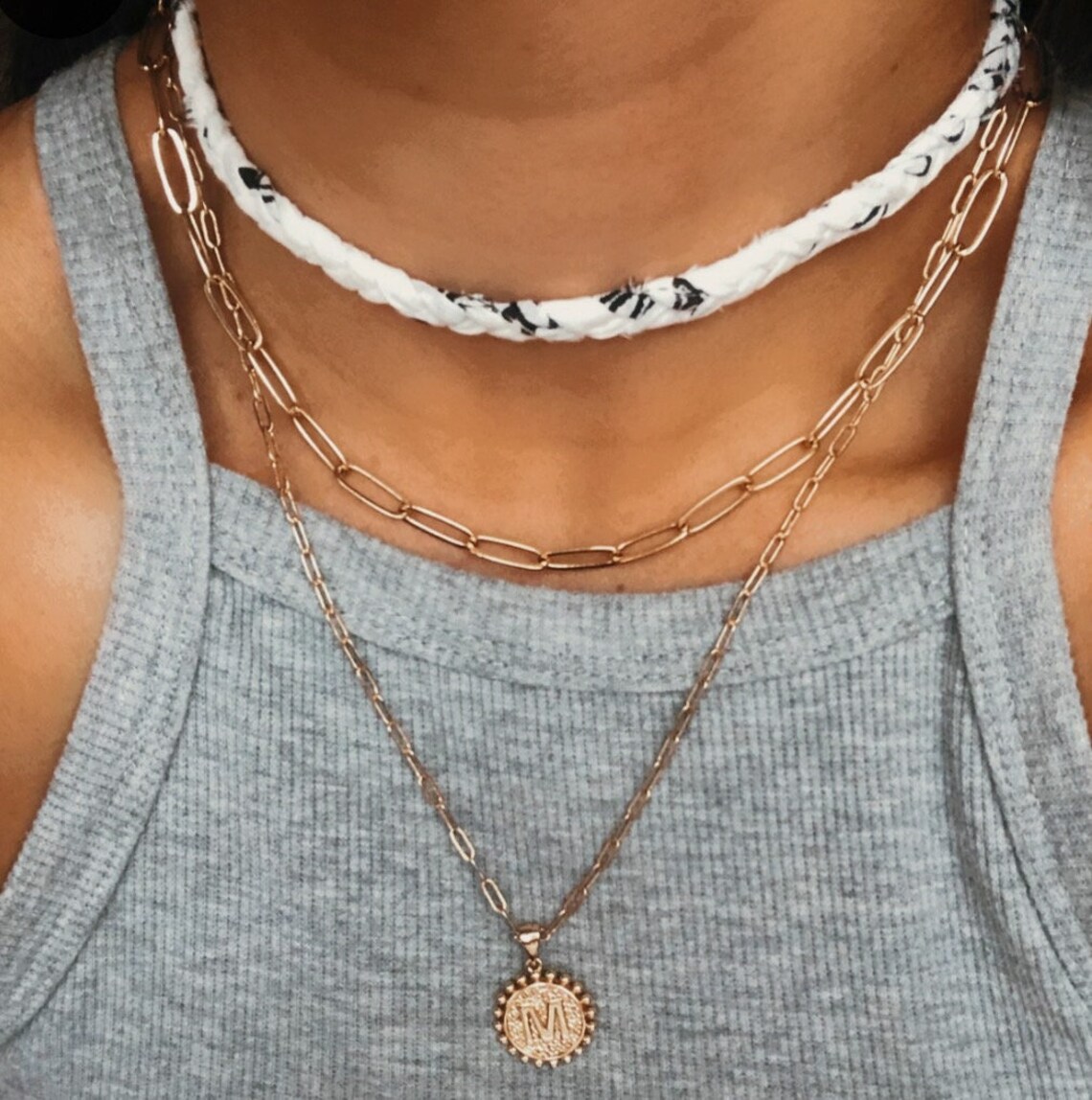 White Cameron Choker - Etsy