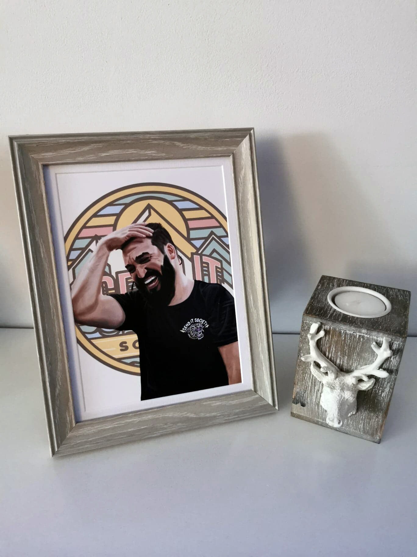 Elton Castee TFIL Send It Society Art Print - Etsy