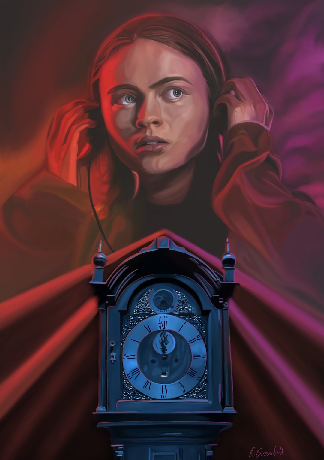 Stranger Things Max Mayfield A5 Art Print - Etsy