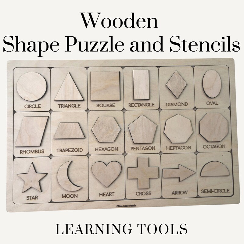 Geometric Puzzle - Etsy