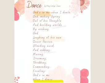 Dance Studio Printable |motivational Dance Quote |dance Studio Decor ...