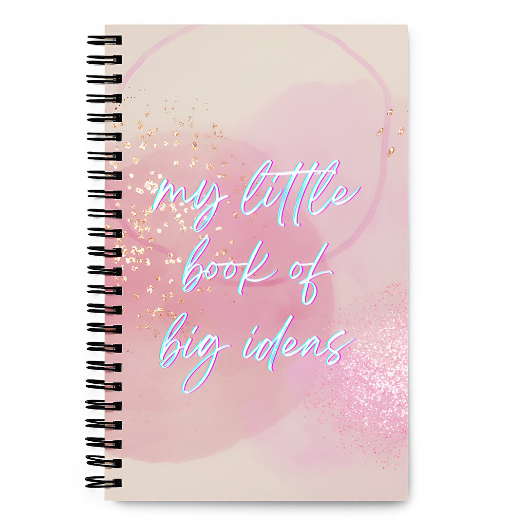 My Little Book for Big Ideas Notebook, 2023 Planning Spiral Notebook ...