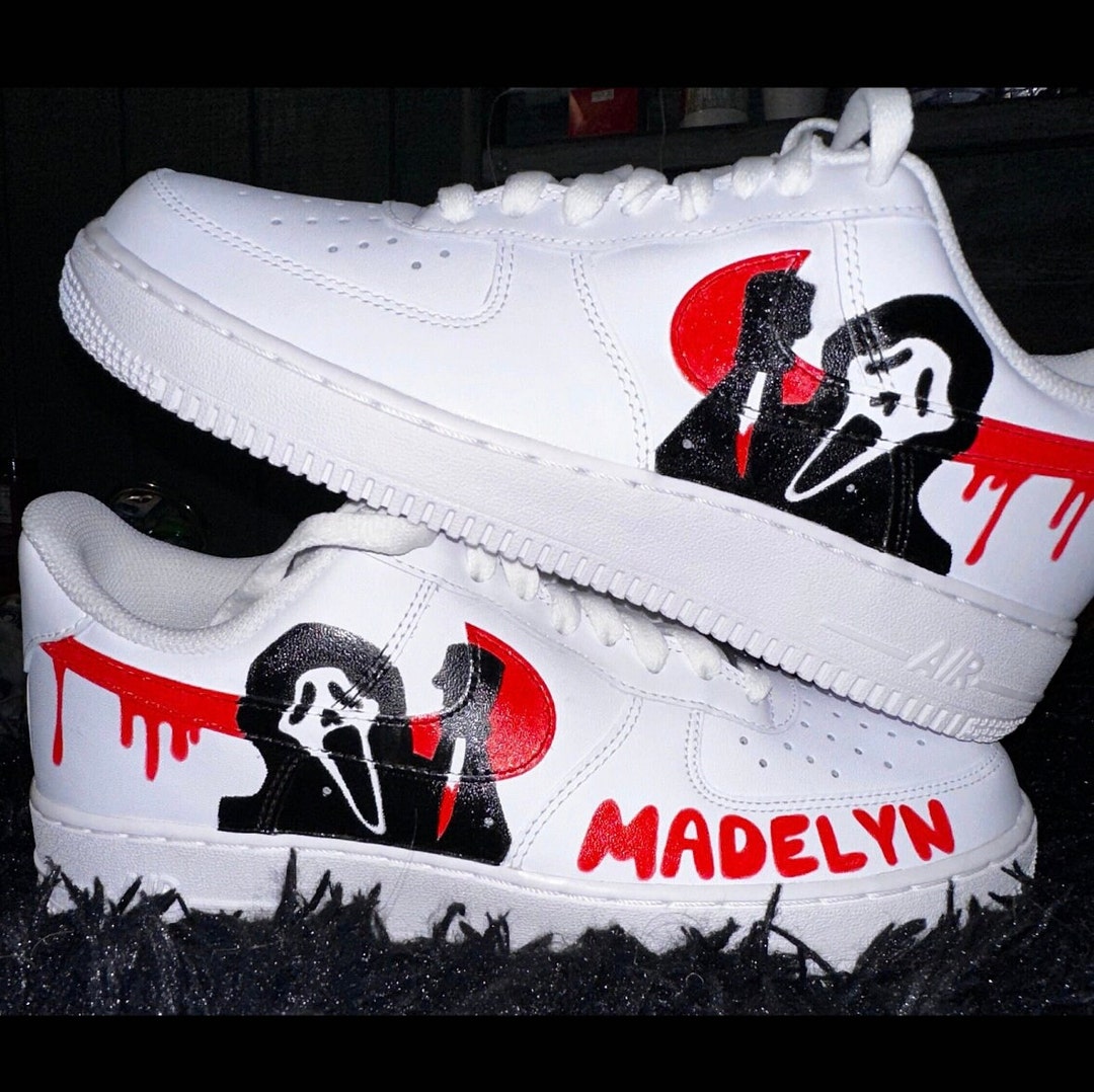 Horror Movie Custom Air Force 1s - Etsy