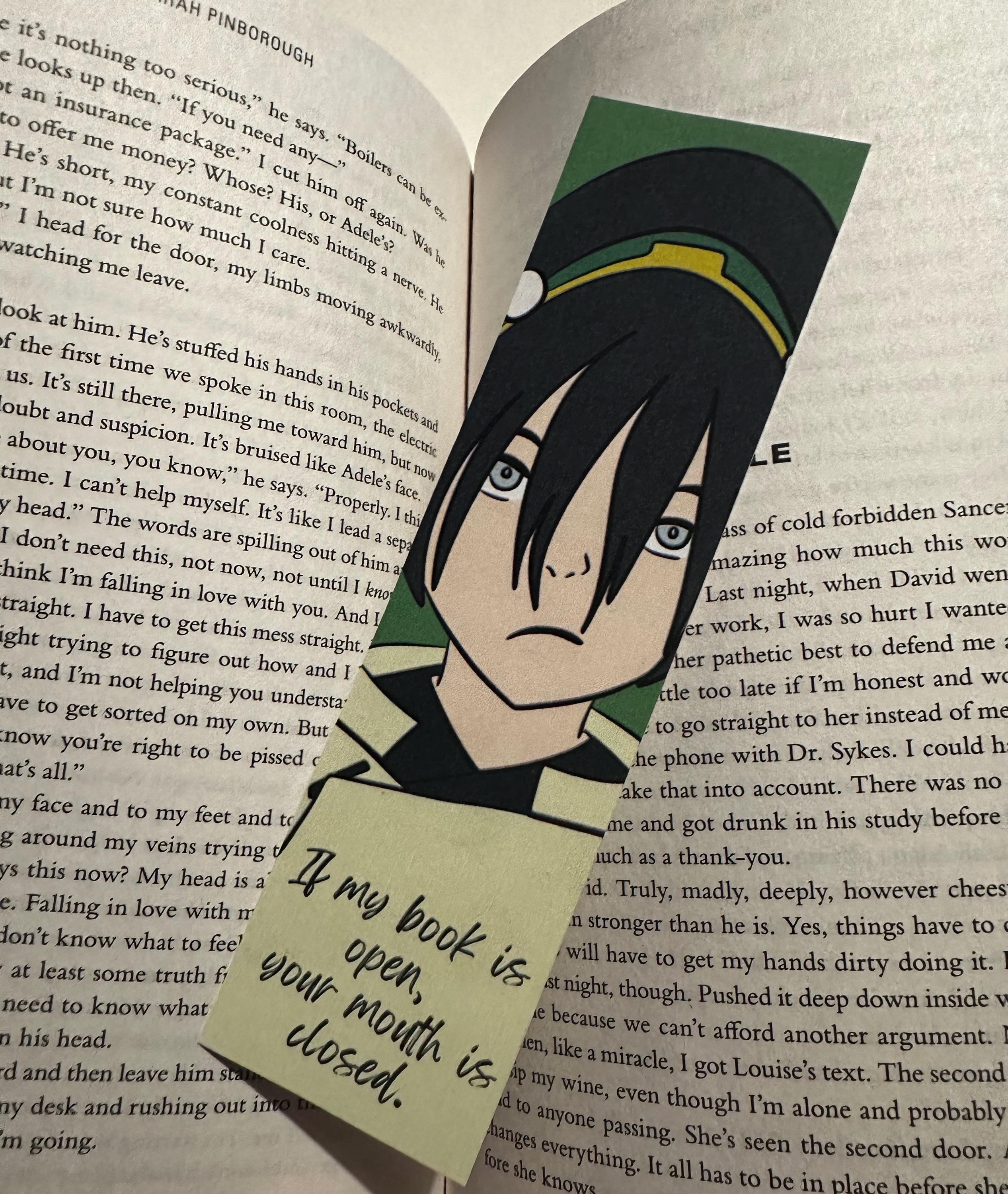 ATLA Toph Bookmark Set 2 - Etsy