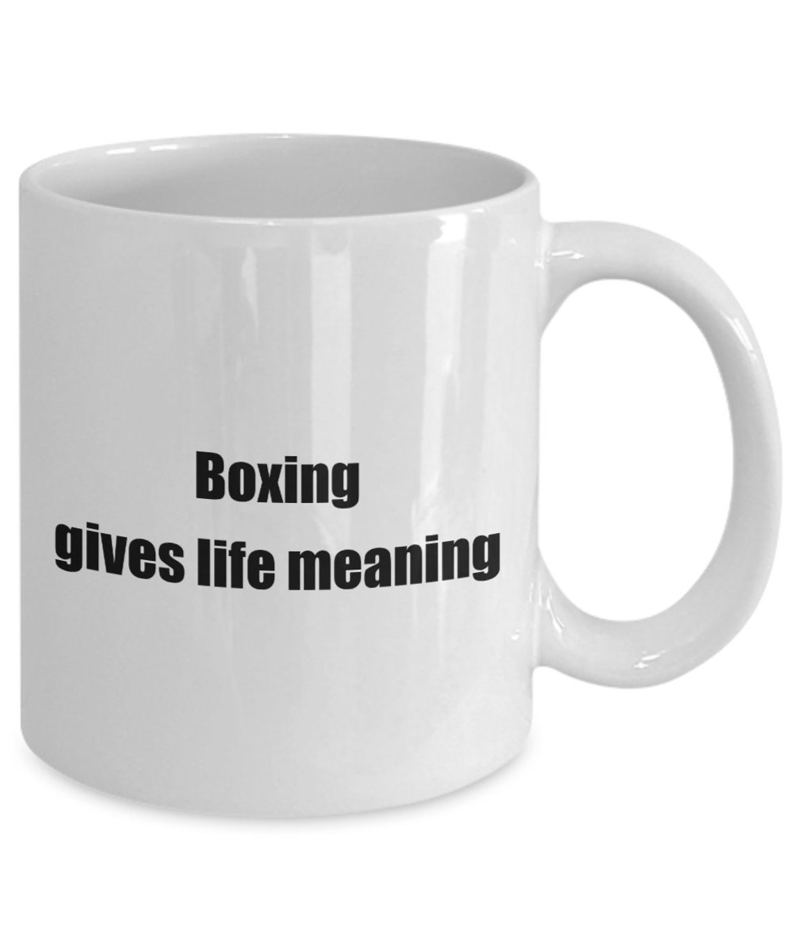 Boxing Funny Classic Coffee Mug 11oz boxing Gives Life - Etsy