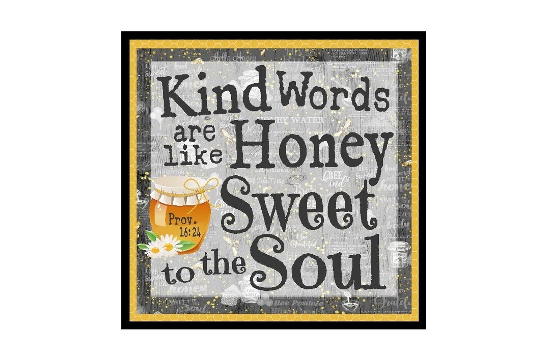 Christian Gift Bible Verse Magnet Kind Words Like Honey - Etsy