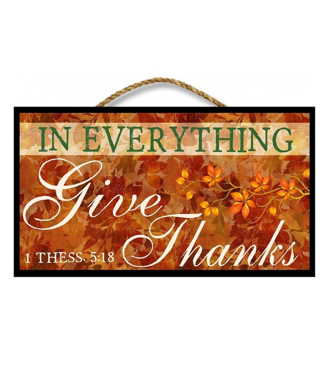 Christian Gifts, Scripture, Wood Sign, Bible Verse, Fall Decor, Give ...