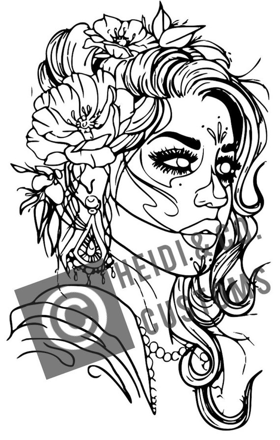 Wild Pin up Flash Art Tattoo SVG - Etsy