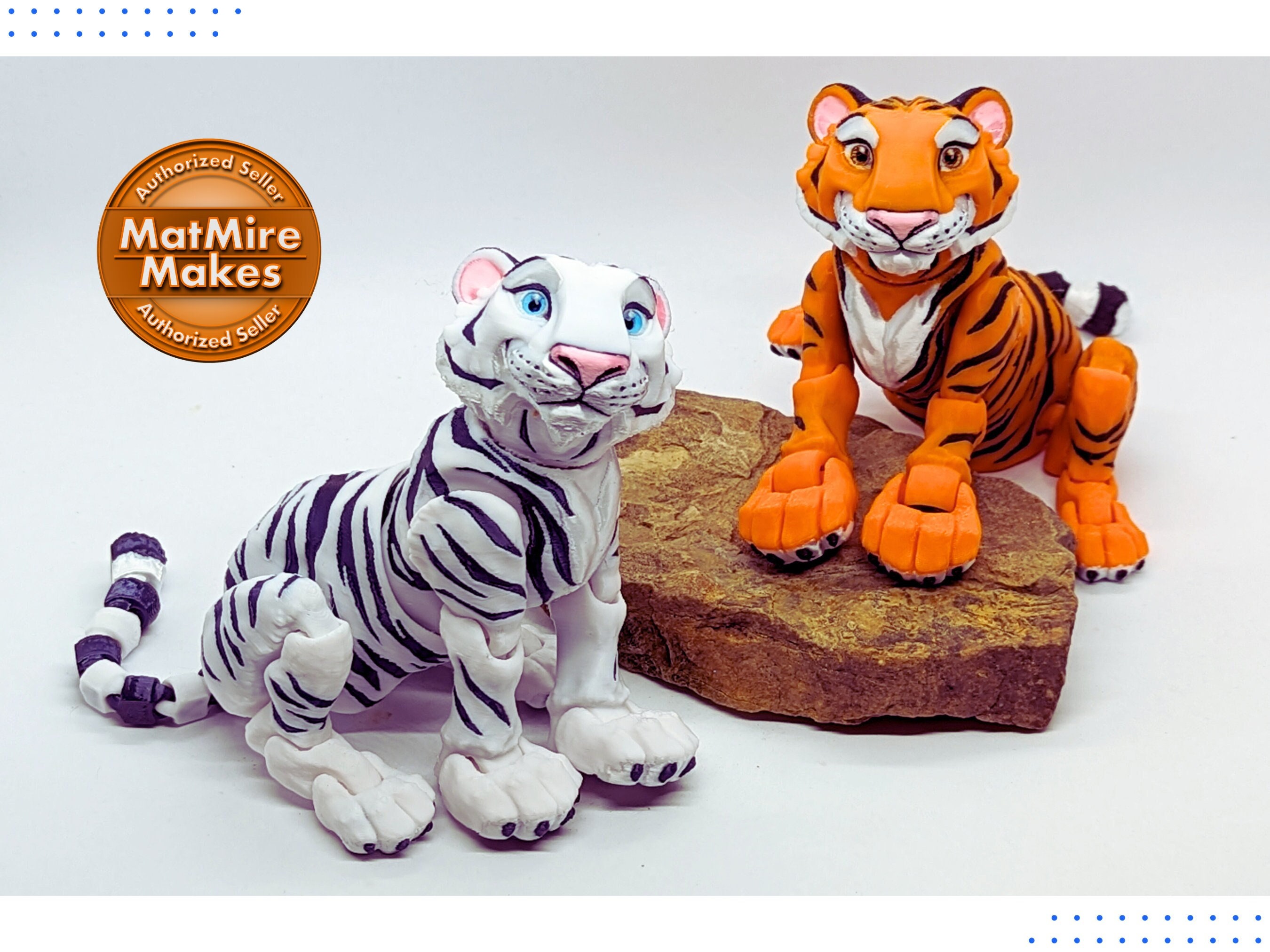 Articulated Tiger by Matmiremakes Find Your Familiar 3D Printed Flexi ...
