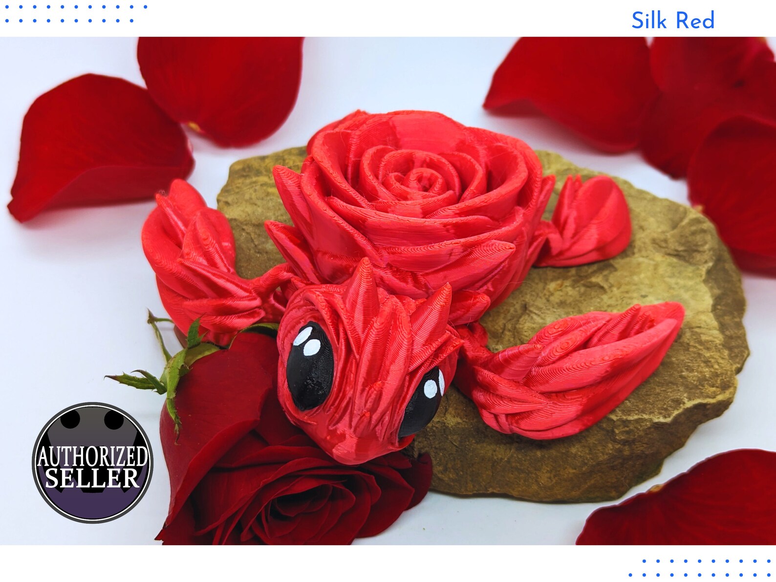 Articulated Rose Turtle the Roseurtle by Cinderwing3d 3D Printed Flexi Familiar Find Your ...