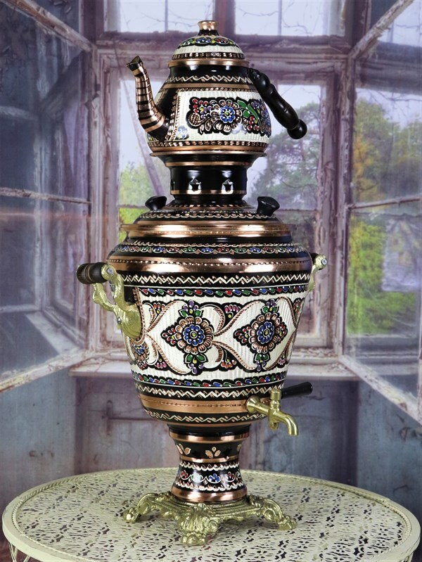 Copper Samovar Turkish Semaver Tea Maker Turkish Kettle - Etsy Australia