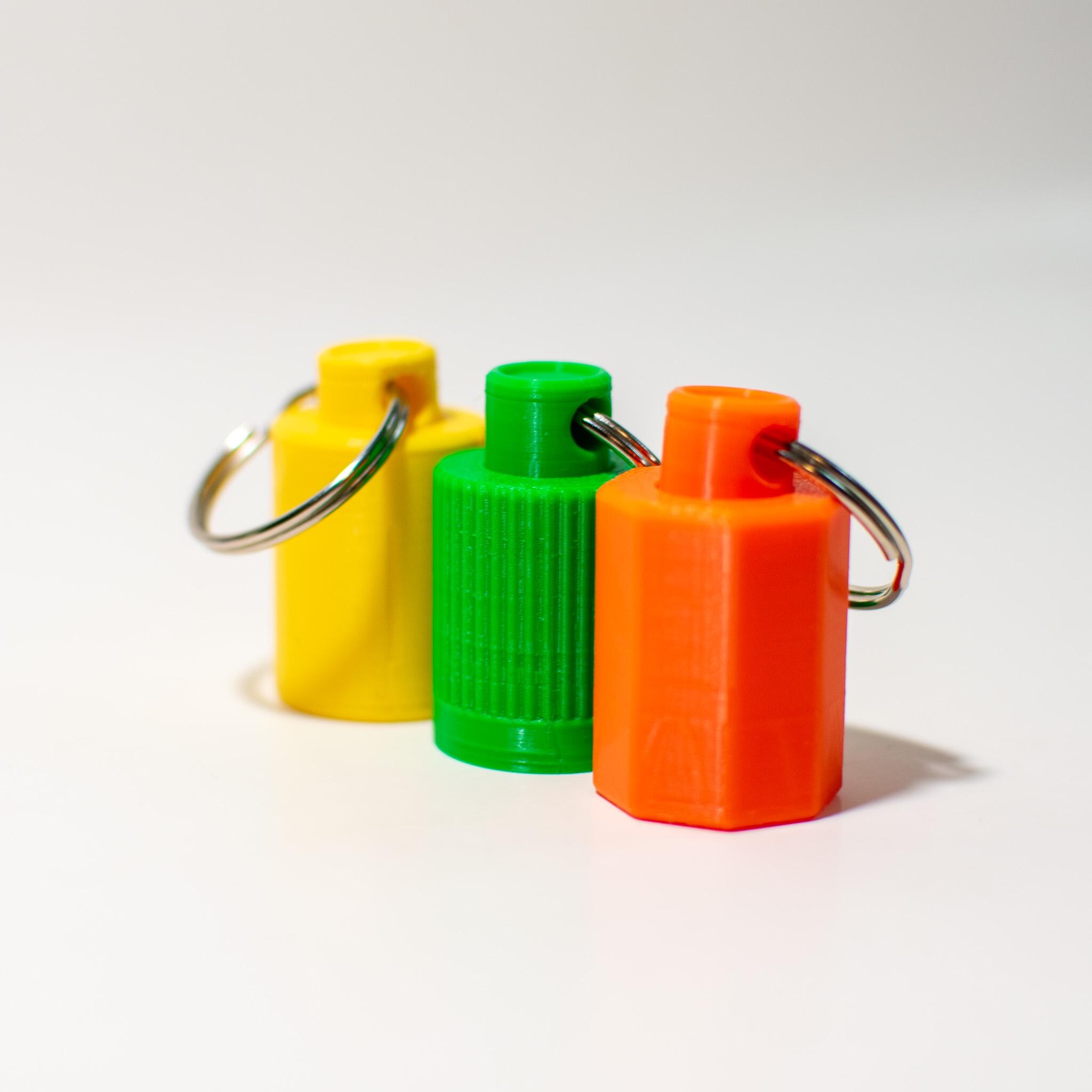 Gloss Keychain Cap - Swivel Cap for EOS and E.l.f. Lip Balm - Etsy