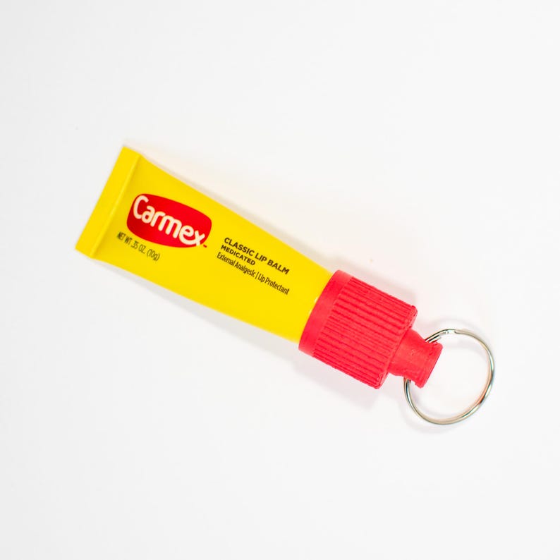 Gloss Keychain Cap - Swivel Cap for Carmex Lip Balms - Etsy